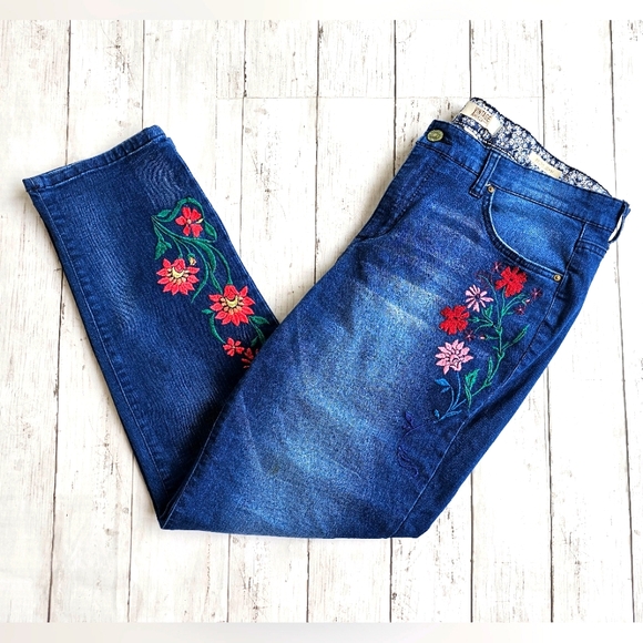 Vintage America | Jeans | Vintage America Blues Denim Floral ...